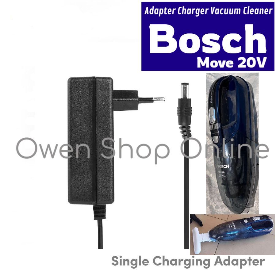 Jual Adaptor Charger BOSCH Move 20V BHN20L Vacuum Cleaner Adapter Vakum ...