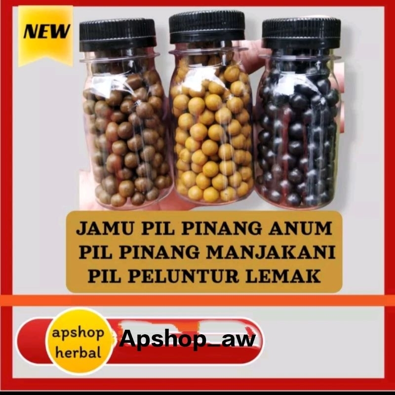 Jual Pil pinang anum/pil pinang manjakani/pil peluntur lemak botol ...