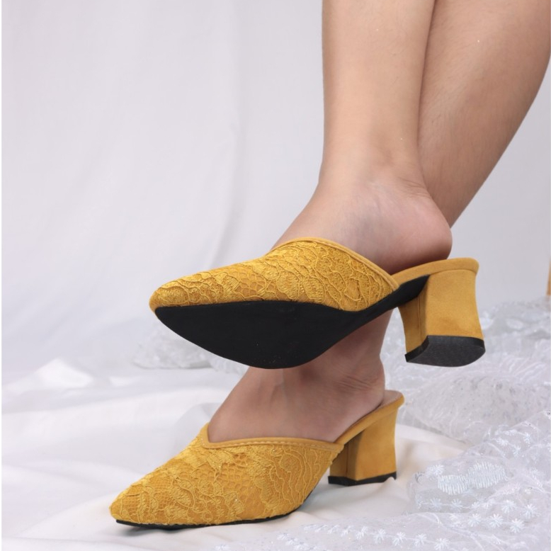 Jual Emye - Sepatu Heels Wedding Brukat Pesta Wisuda Kondangan ...