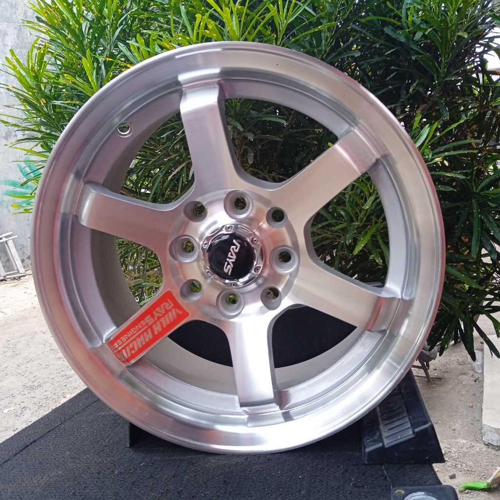 Jual 1 SET VELG TE37 SL BARU R14 hol 4 dbl vcd100/114 Lbr 6 ET 35 Wrn ...