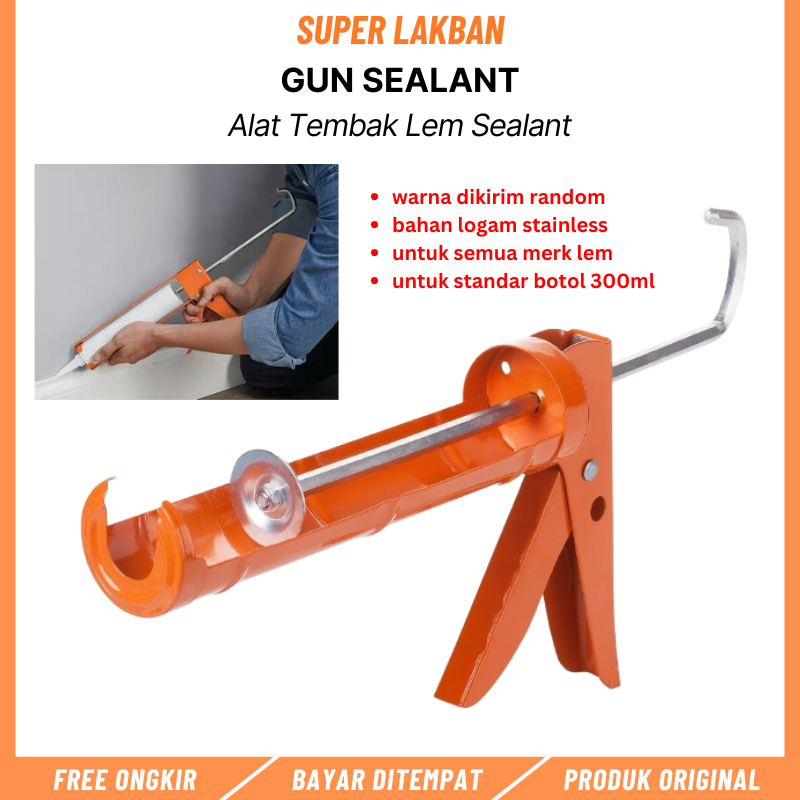 Jual Alat Tembak Sealant Silicone Pistol Tembakan Lem Tabung Caulking ...