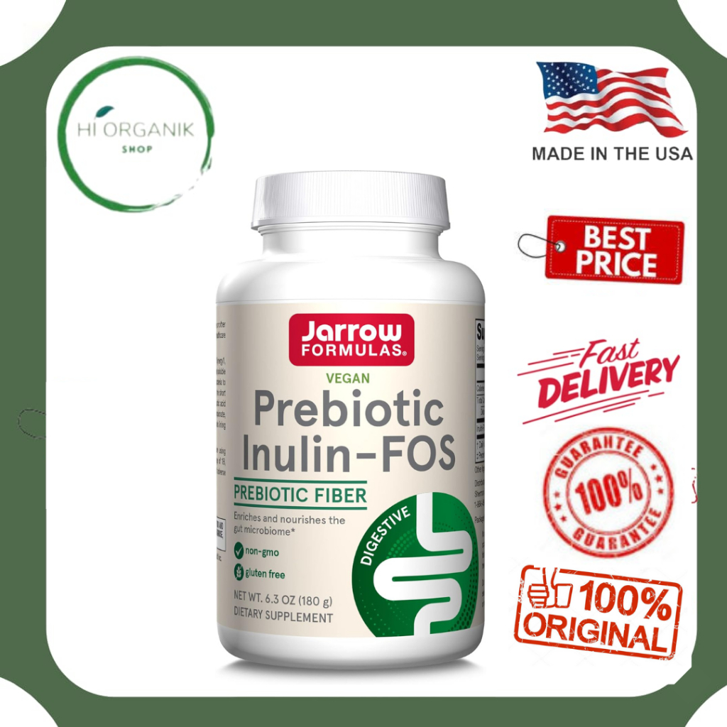 Jual Jarrow Formulas Prebiotic Inulin FOS Powder 180 g | Shopee Indonesia