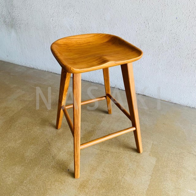 Jual BOKONG STOOL Kursi Bar Model Bangku Tinggi Kayu Jati Bulat ...