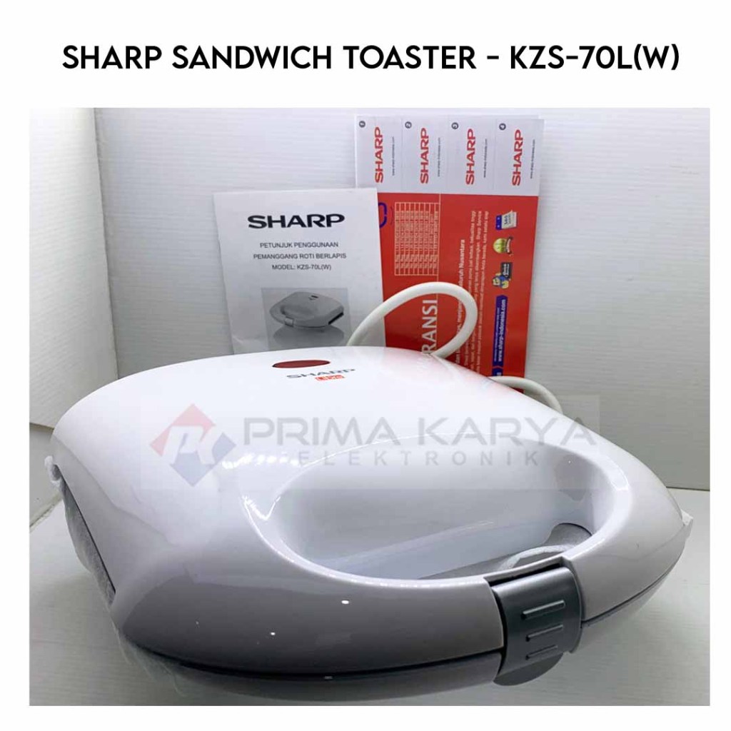 Jual Sharp Sandwich Toaster - KZS-70L(W) | Shopee Indonesia