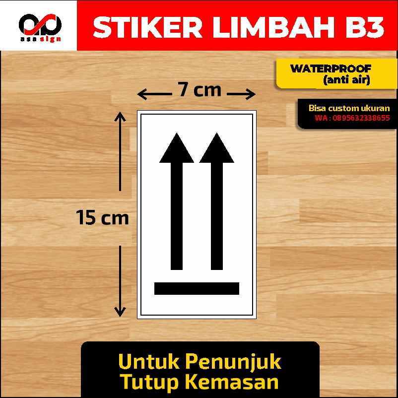 Jual Stiker Label Limbah B3 Untuk Penunjuk Tutup Kemasan | Shopee Indonesia
