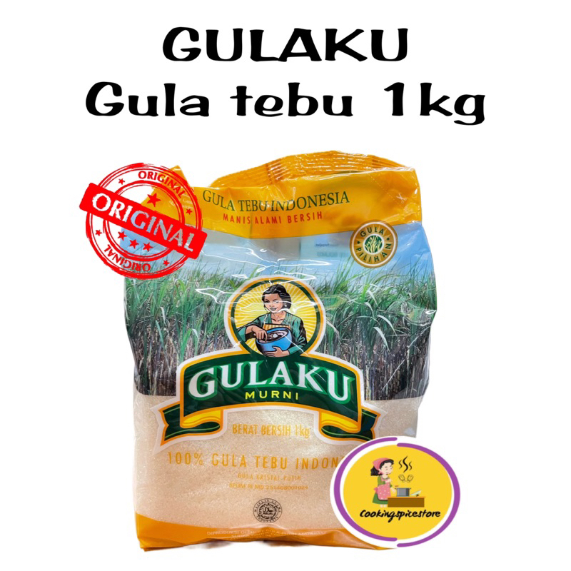 Jual GULAKU Asli Premium Kuning 1 Kg | 100% Gula Tebu Alami | Shopee ...