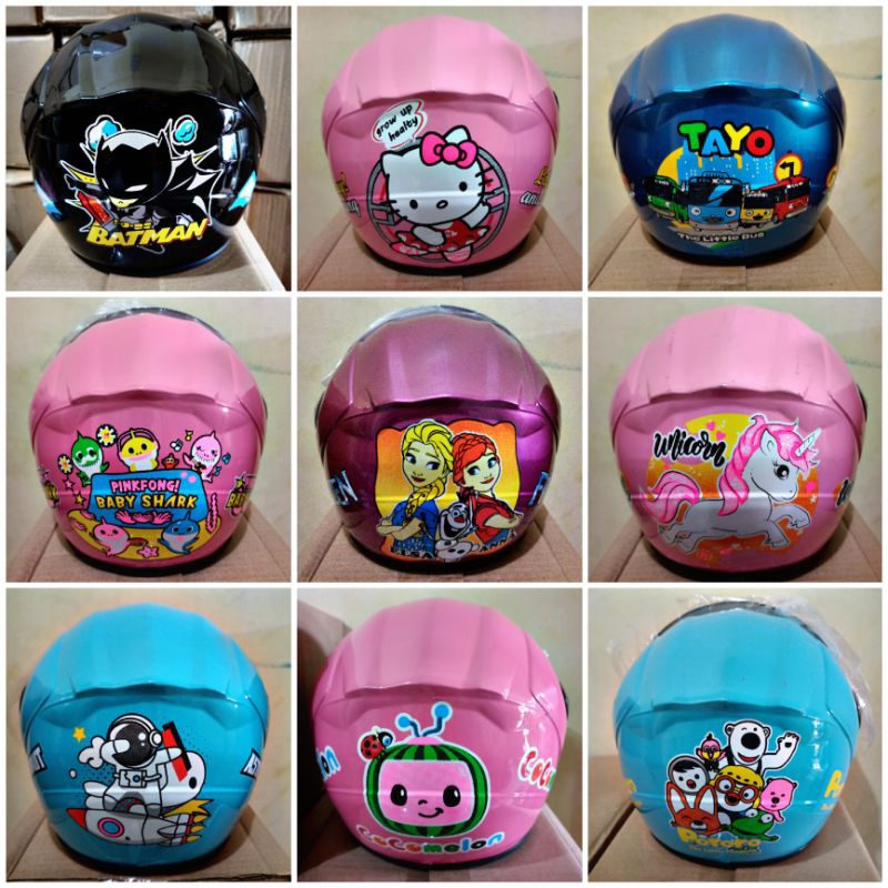 Jual Helm Anak SNI Karakter Lucu Untuk Usia 2 - 5 Tahun | Shopee Indonesia