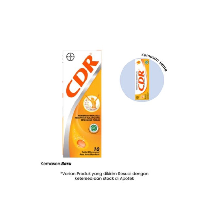 Jual CDR EFFERVESCENT JERUK ISI 10 | VITAMIN C CDR | Shopee Indonesia