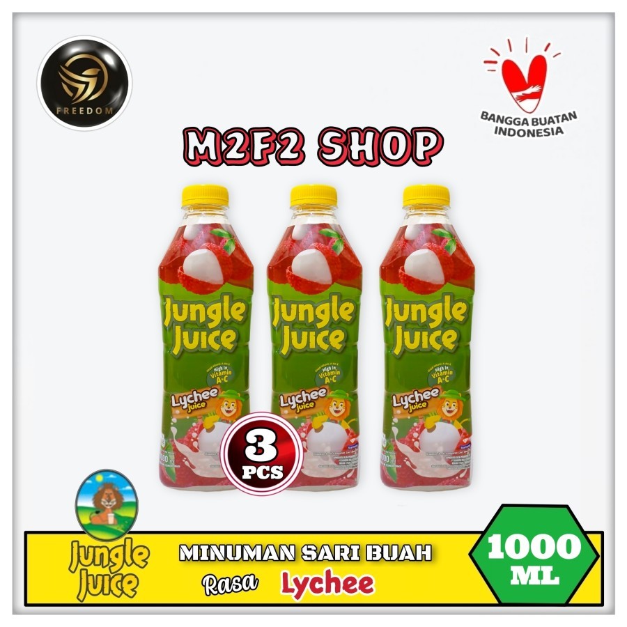 Jual Diamond Jungle Juice Lychee | Jus Leci Botol Pet - 1000 ml | 1 L ...