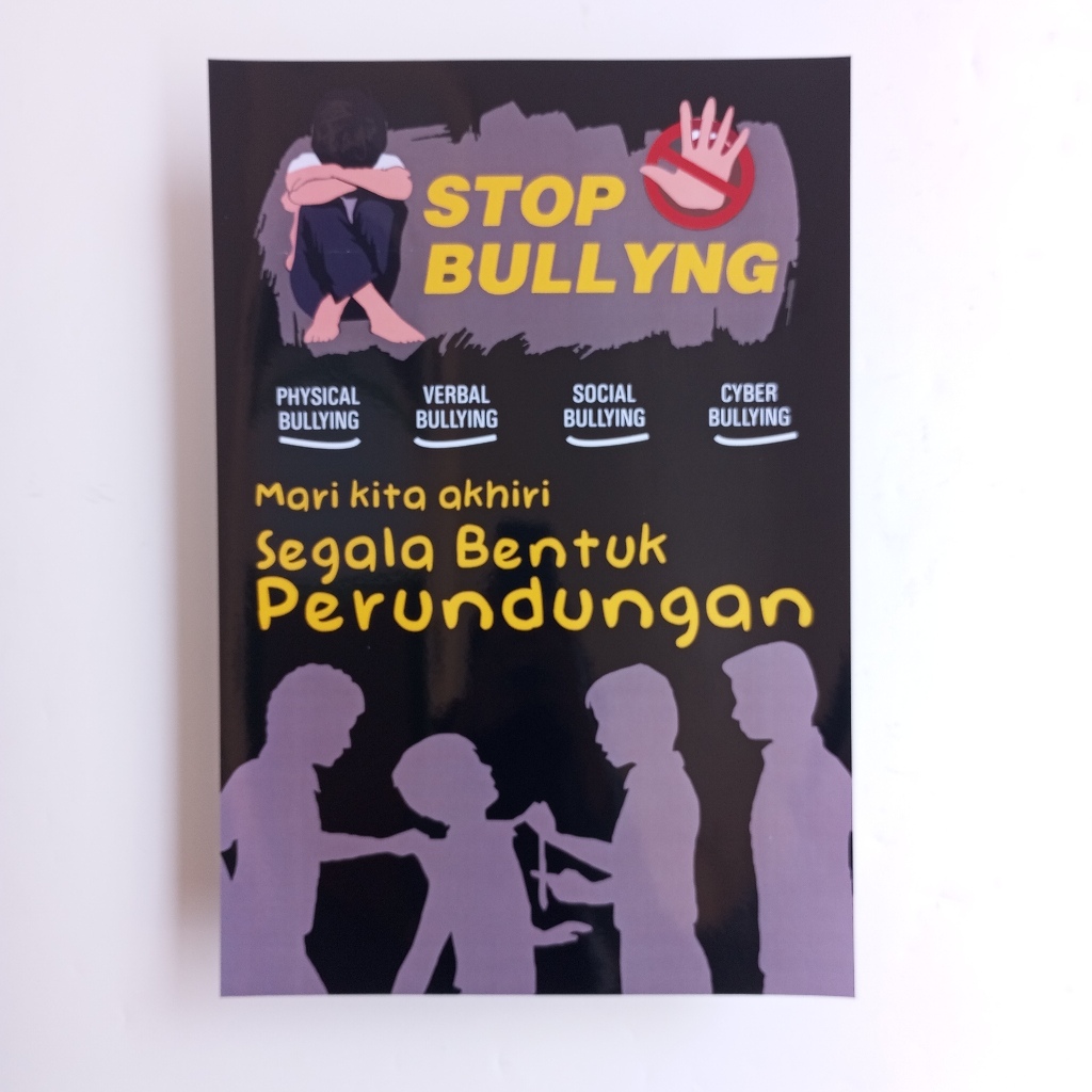 Jual Poster Stop Bullying - Akhiri Segala Bentuk Perundungan - Poster ...