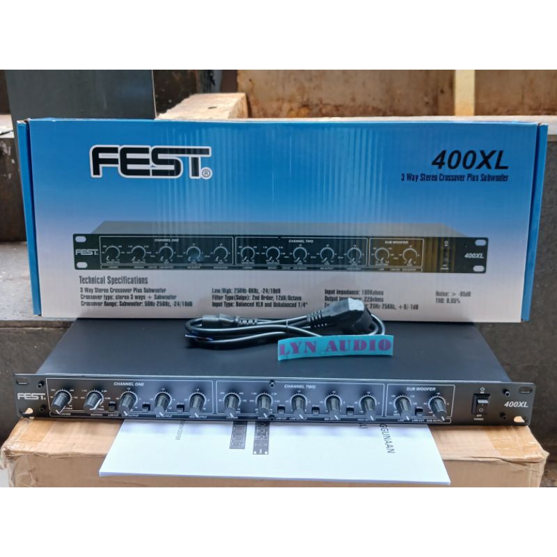 Jual CROSSOVER FEST 4 WAY 400XL ORIGINAL OUTPUT SUBWOOFER 400 XL ...