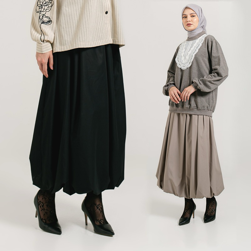Jual Xena Balloon Skirt | Rok Balon | Long Skirt | Rok Basic | Shopee ...