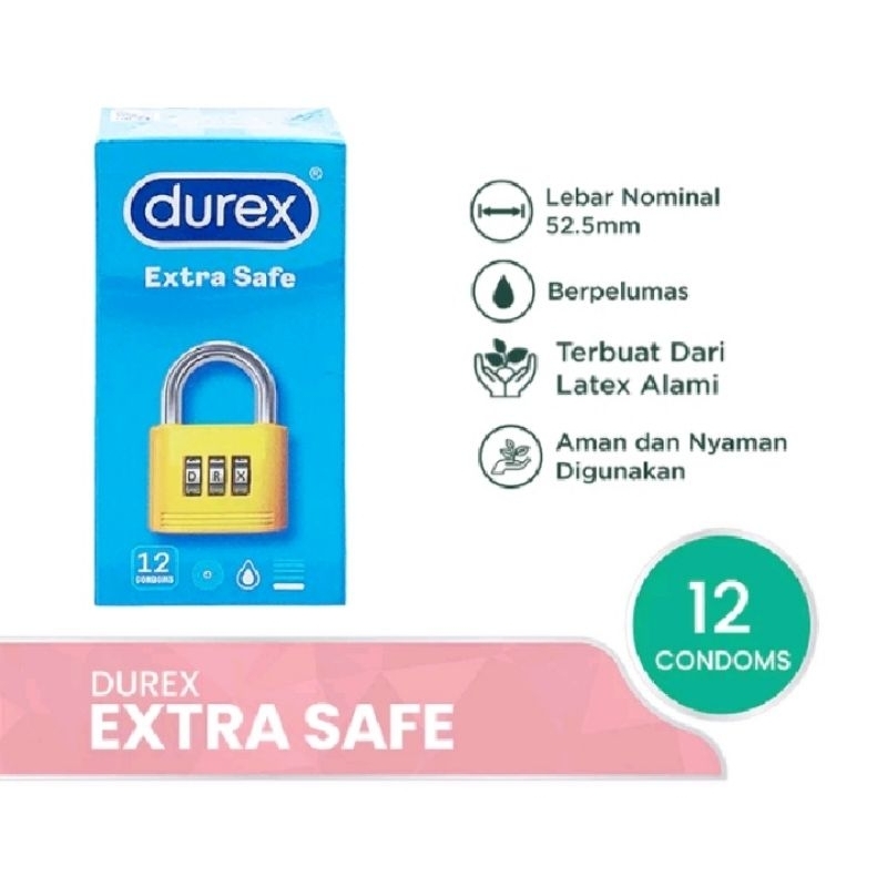 Jual Durex Kondom Extra Safe Isi 12 (Privasi Aman Terjaga) | Shopee ...