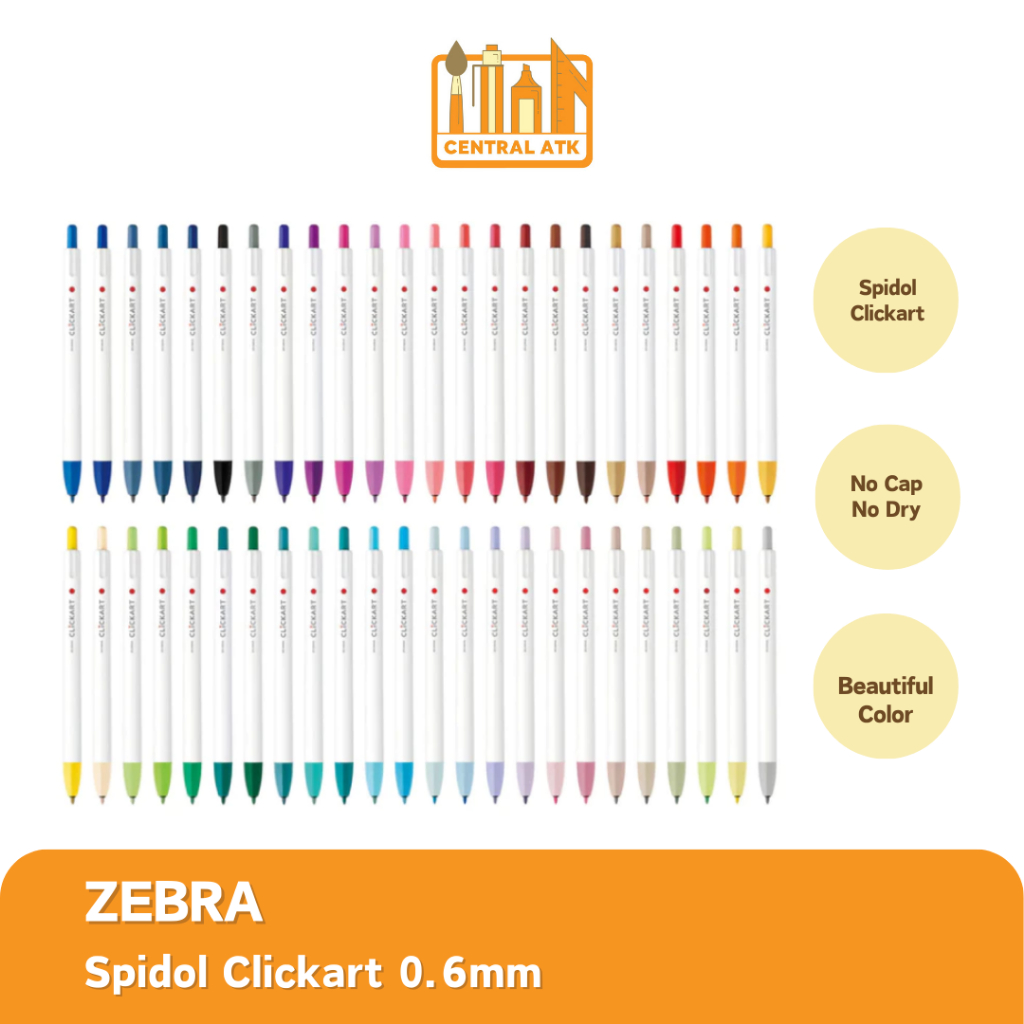 Jual SPIDOL ZEBRA CLICKART WARNA (1 PCS) | Shopee Indonesia