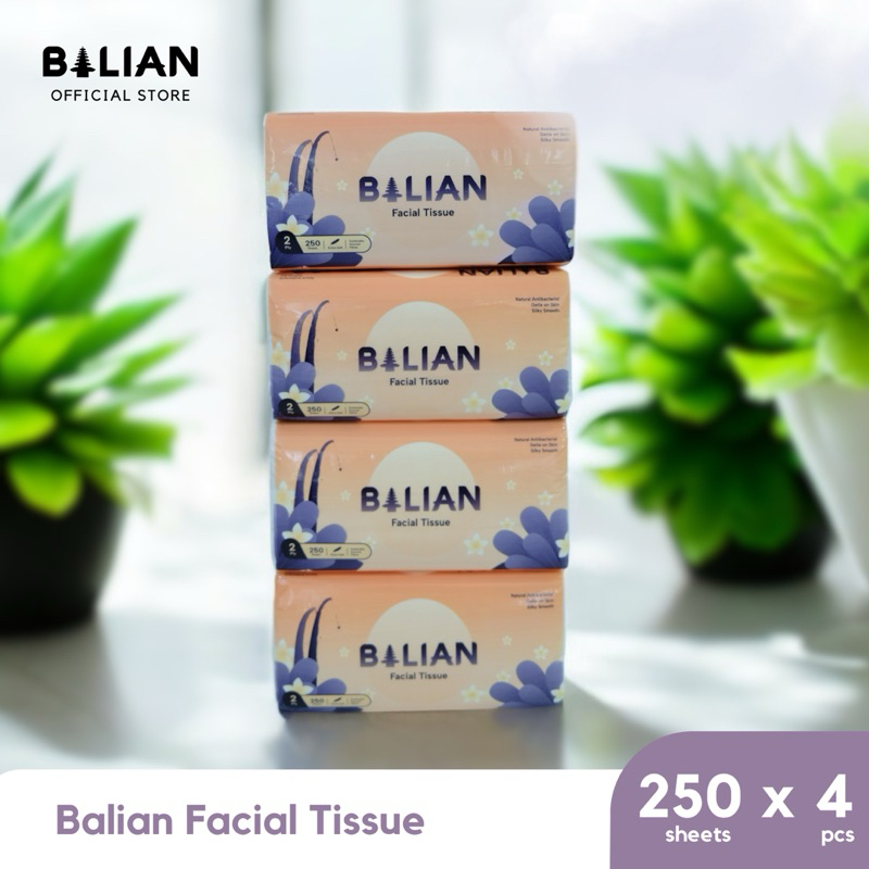 Jual Balian Facial Tissue [250s x 4pcs] / Tisue Wajah / Tissu Muka ...