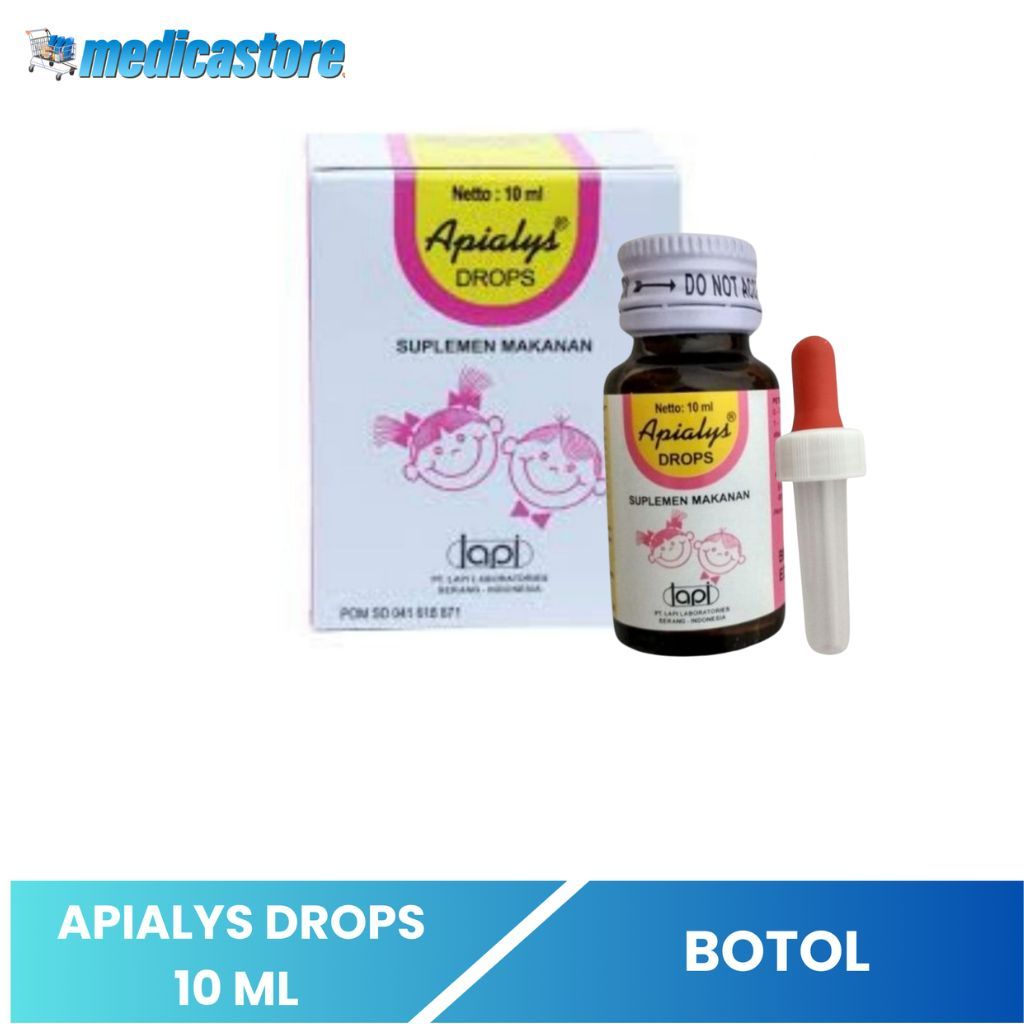 Jual Apialys Drops 10 ml - Vitamin Anak | Shopee Indonesia