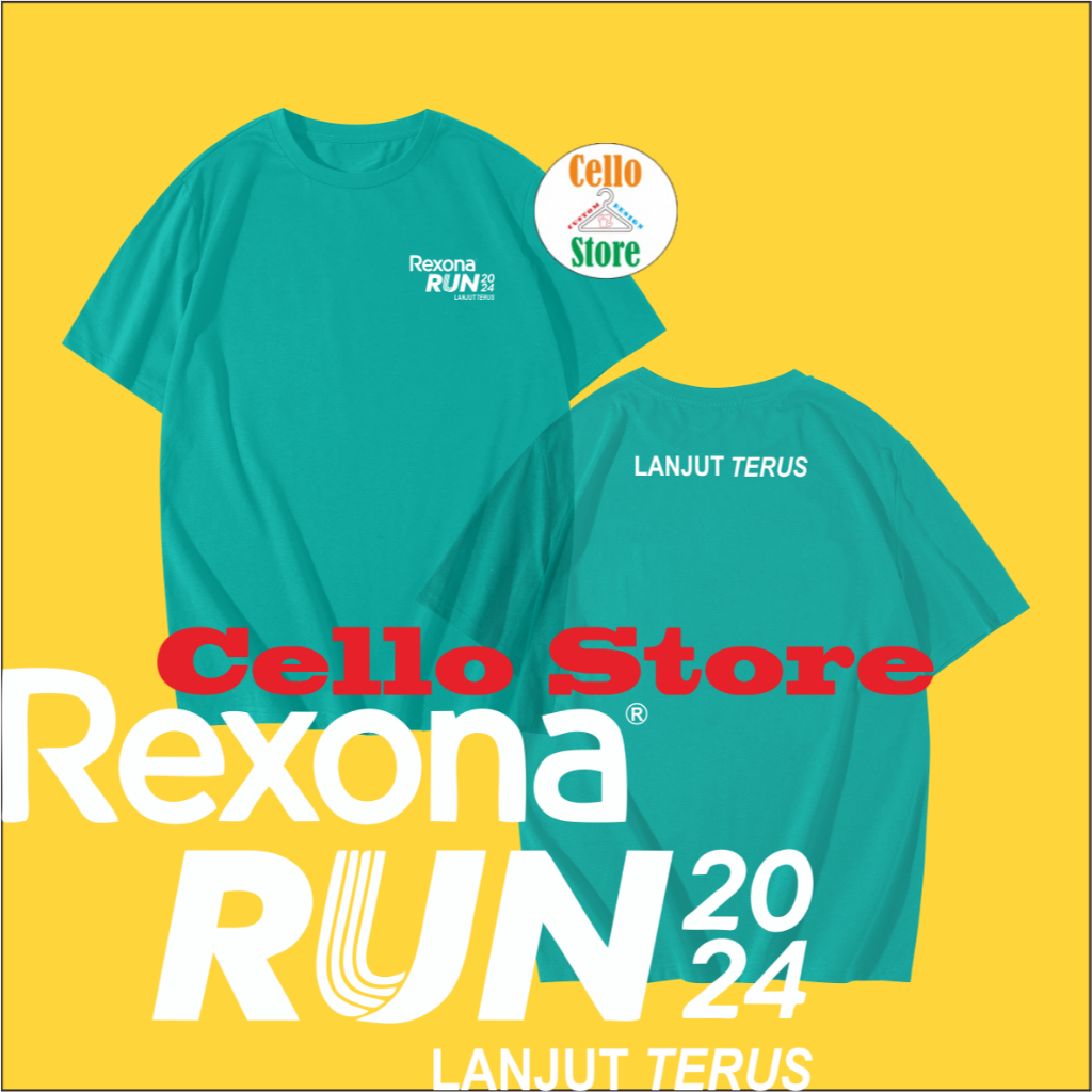 Jual Kaos Rexona Run 2024 dewasa dan anak | Shopee Indonesia