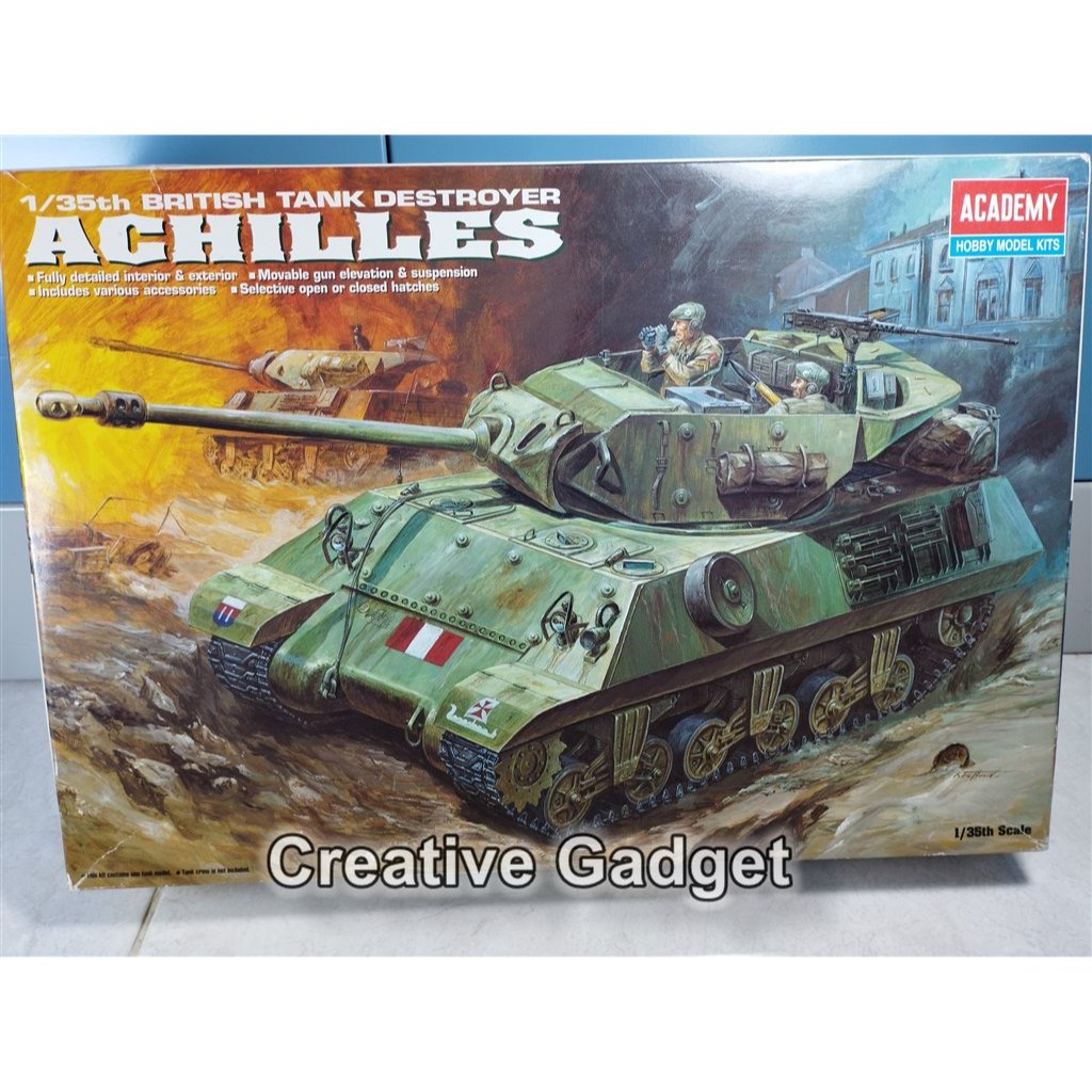 Jual British Tank Destroyer Achilles - Model Kit Academy 1/35 - with ...