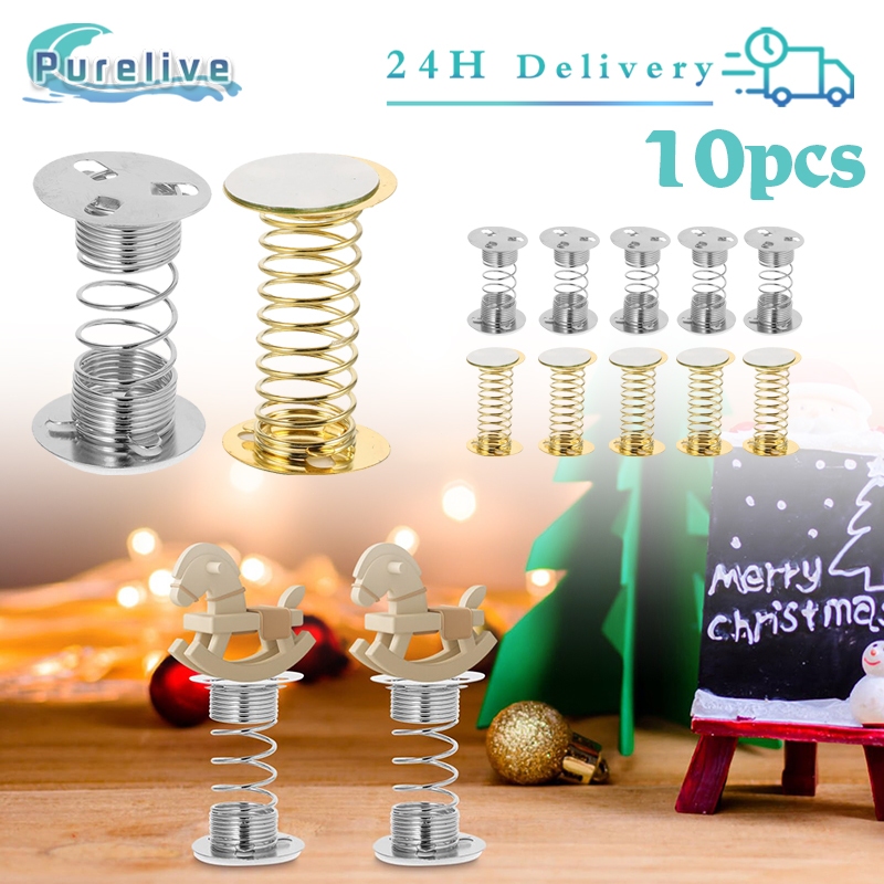 Jual 10pcs Per Dashboard Spiral Pegas Clay Spring Base Head Spring Toy ...