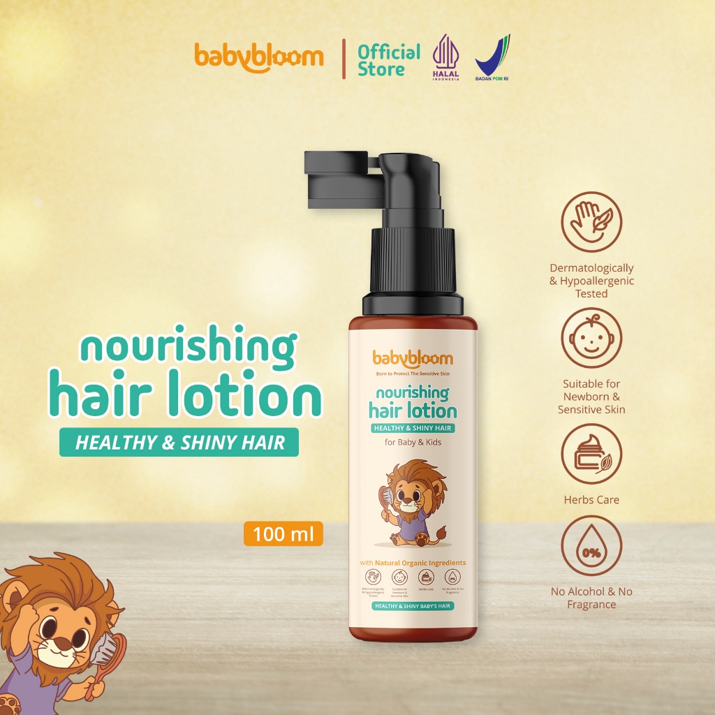 Jual BabyBloom Hair Lotion Baby 100 ml - Rambut Kuat, Lebat ...