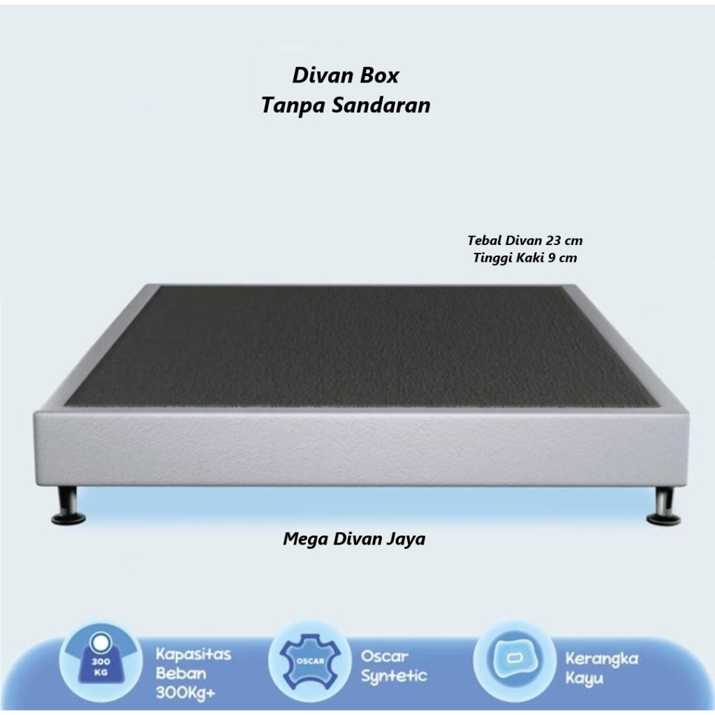 Jual Dipan Divan Box Bahan Oscar Tanpa Sandaran Rangka Tempat Tidur ...