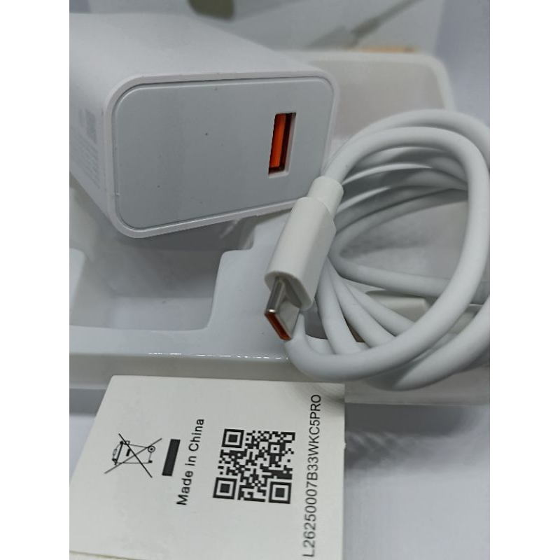 Jual CASAN CHARGER XIAOMI REDMI NOTE 12 4G/5G 33w Type C | Shopee Indonesia