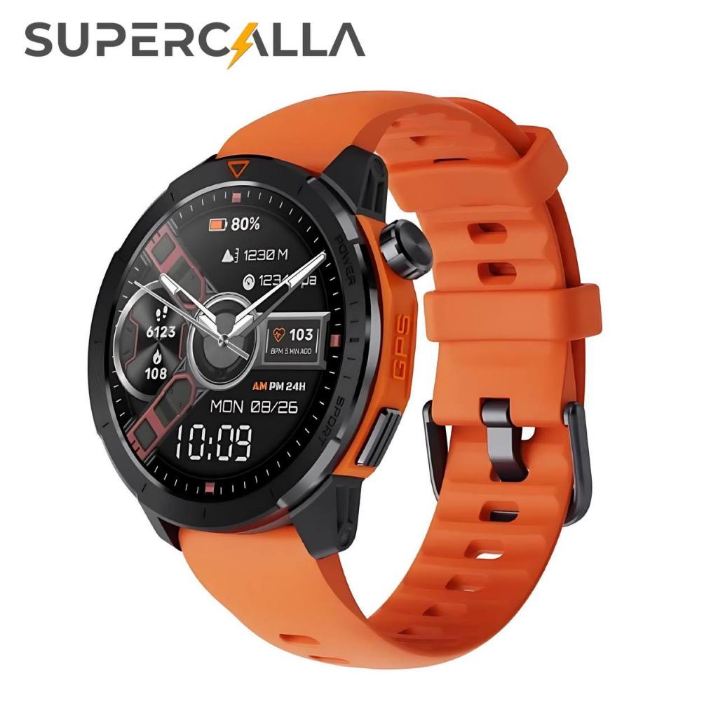 Jual Supercalla New MG04 AMOLED smart watch high quality heart rate ...