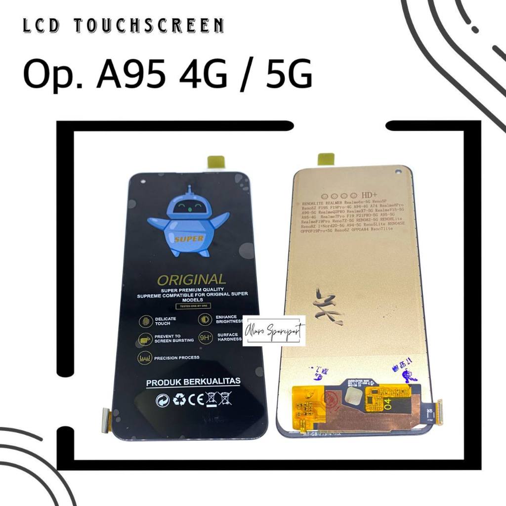 Jual LCD TOUCHSCREEN OPPO A95 4G / 5G CPH2365 FULLSET | Shopee Indonesia