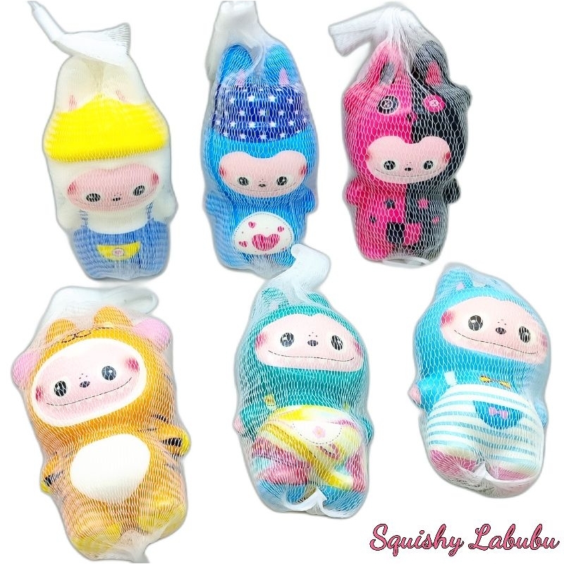 Jual Squishy Labubu Medium Cute Squishy Toy Collection Good Quality ...