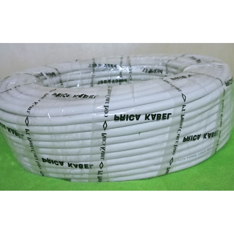 Jual kabel listrik tembaga murah merek prica kabel tipe 1,5 panjang 50 ...