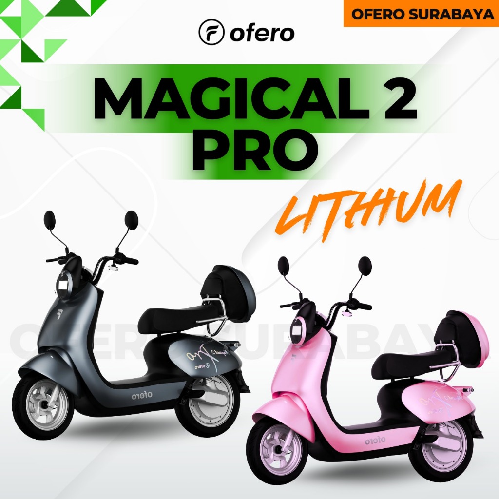 Jual E-BIKE SEPEDA LISTRIK OFERO MAGICAL 2 PRO LITH || POWER 600W SPEED 42KM | Shopee Indonesia