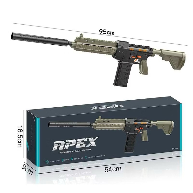 Jual Mainan Anak Tembakan APEX KSL-416 Mainan Tembakan Series Pubg Soft ...