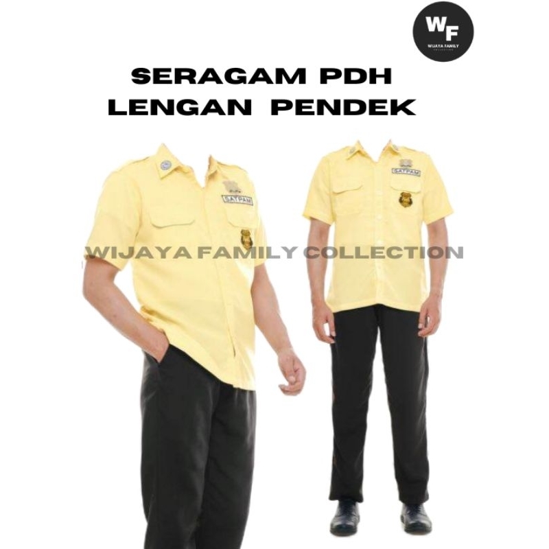 Jual seragam pdh lengan pendek seragam pdh lengan panjang seragam pdh ...