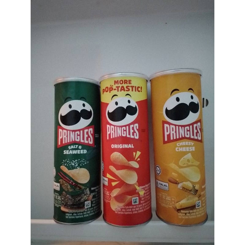 Jual pringles potato chips 102gr | keripik kentang viral | camilan ...