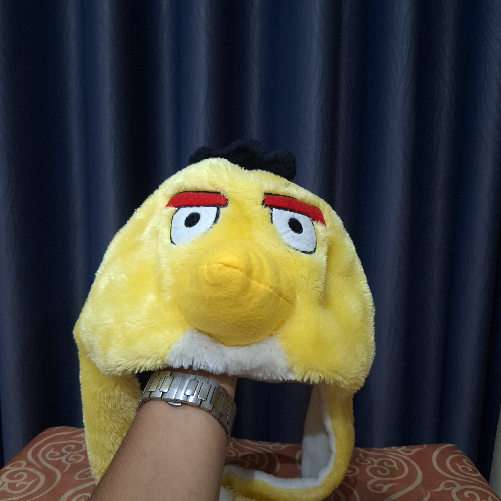 Jual Boneka Topi Angry Birds Bird Kuning Chuck Cantik Lucu | Shopee ...