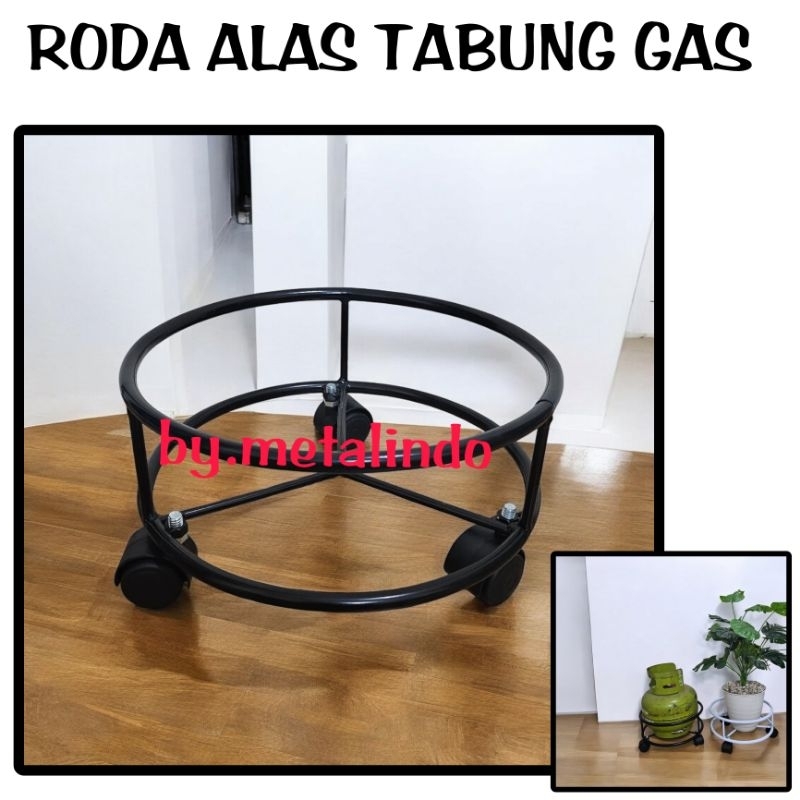 Jual Roda Alas Tabung Gas Rak Tabung Gas Rak Pot Bunga Rak Serbaguna ...