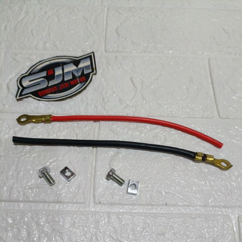 Jual skun kabel aki accu motor masa massa KUALITAS ORI SET | Shopee ...