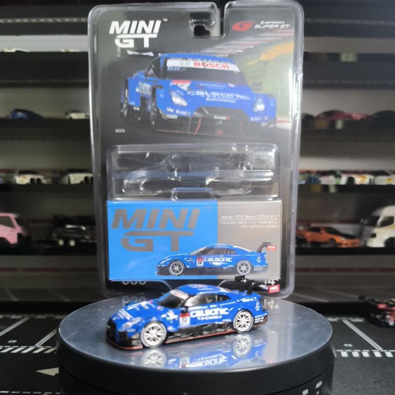 Jual mini gt nissan gtr r35 nismo gt500 blue #636 | Shopee Indonesia