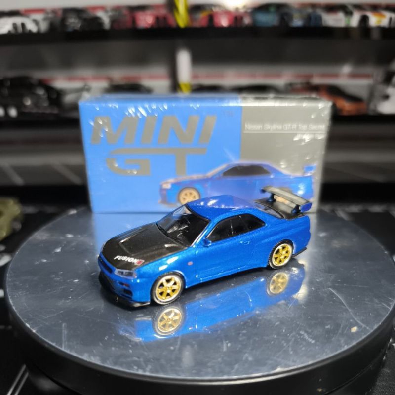 Jual mini gt nissan skyline gtr r34 top secret #531 | Shopee Indonesia