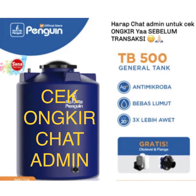 Jual TOREN AIR PENGUIN 5000 L TB500 | Shopee Indonesia