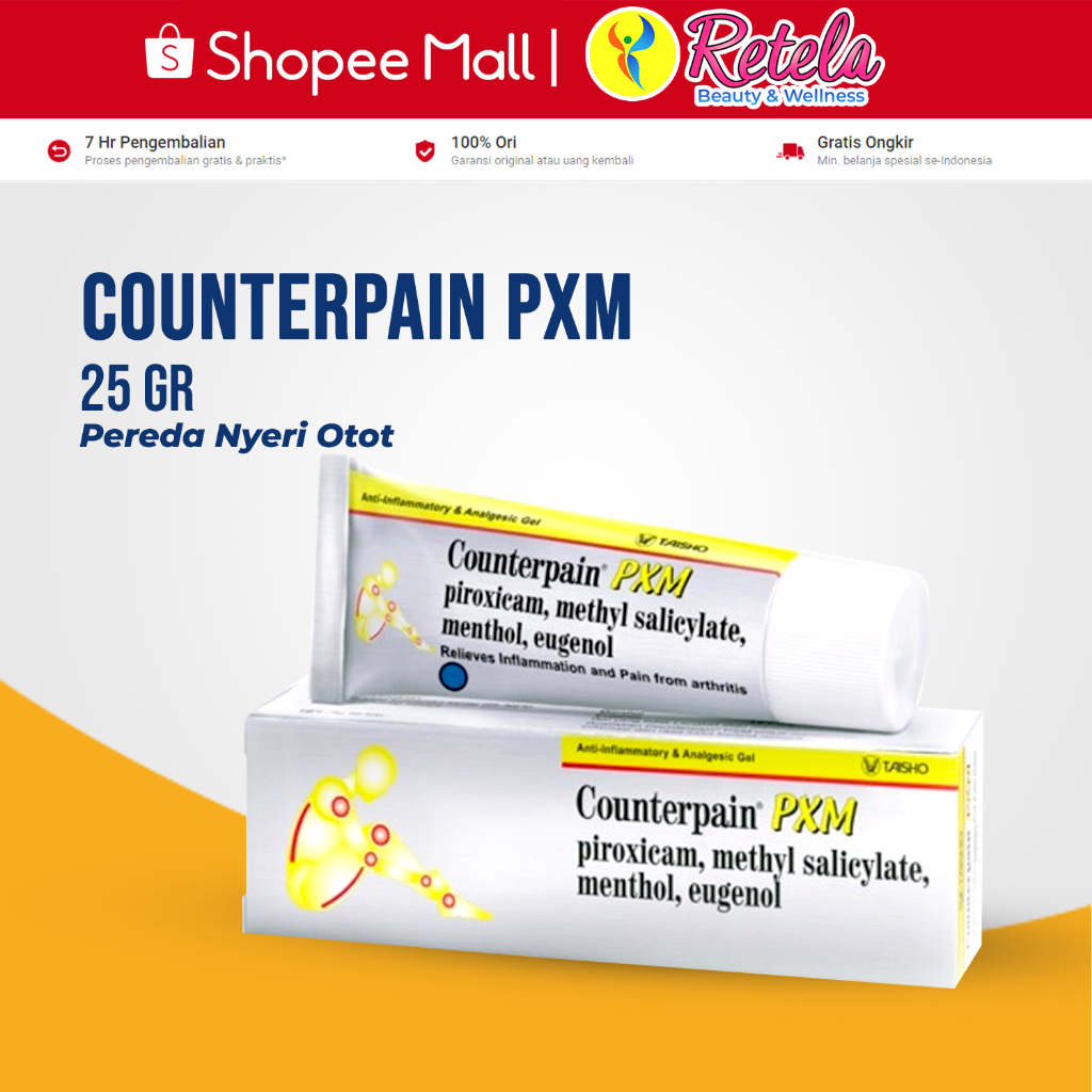 Jual Counterpain PXM Gel 25 g | Shopee Indonesia