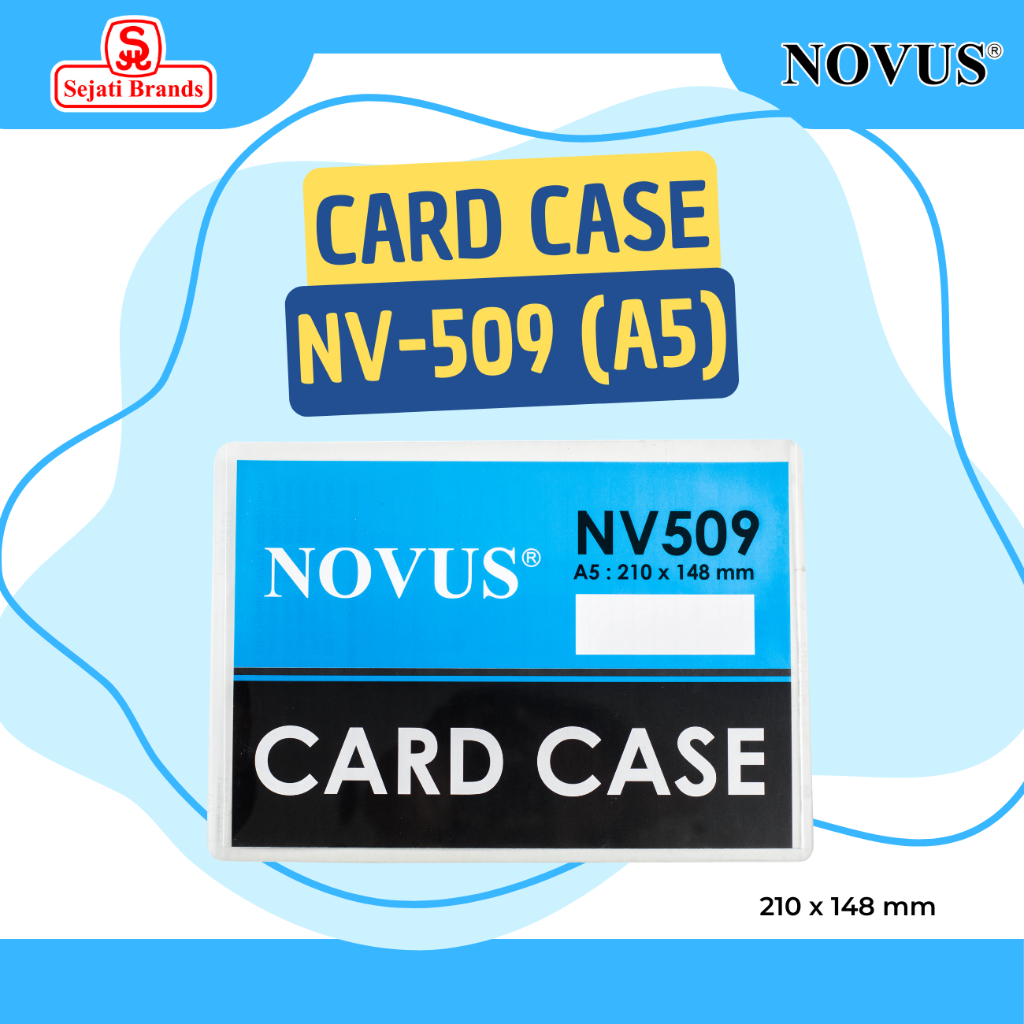 Jual NOVUS Card Case A5 NV-509 | Kantong Kartu Nama | Plastik dokumen ...