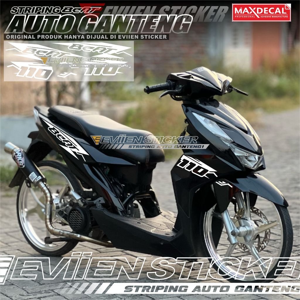 Jual STRIPING BEAT NEW/DELUXE 2020-2024 Striping Cutting Sticker Simpel ...