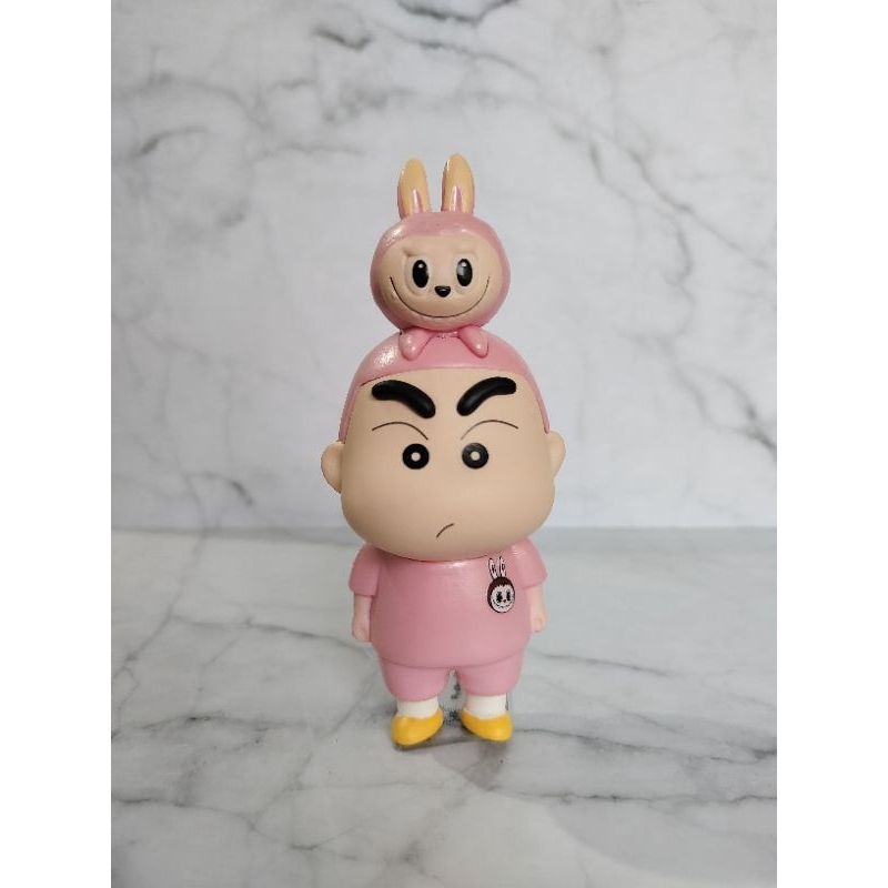 Jual FIGURE CRAYON SHINCHAN X LABUBU PINK | Shopee Indonesia