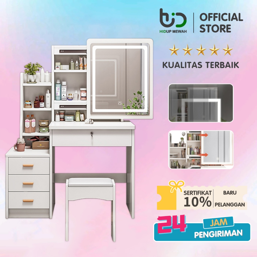 Jual Hidup Mewah Meja Rias Minimalis/Meja Rias Led/Meja Rias Lampu/Meja ...