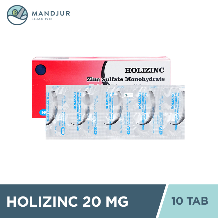 Jual Holizinc 20 mg 10 Tablet - Meringankan Diare pada Anak | Shopee Indonesia