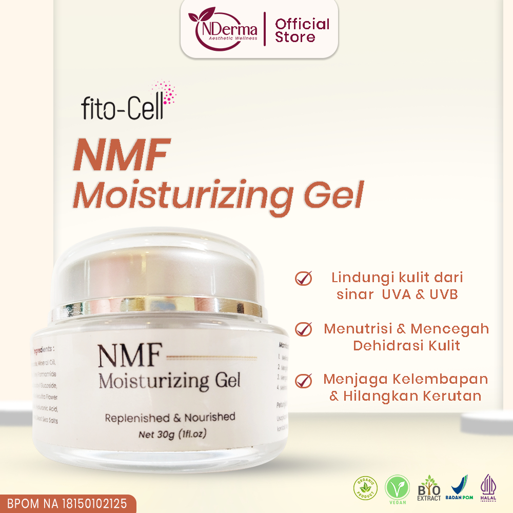 Jual Nderma NMF Moisturizing Gel FITO CELL Cream Pelembab dan ...