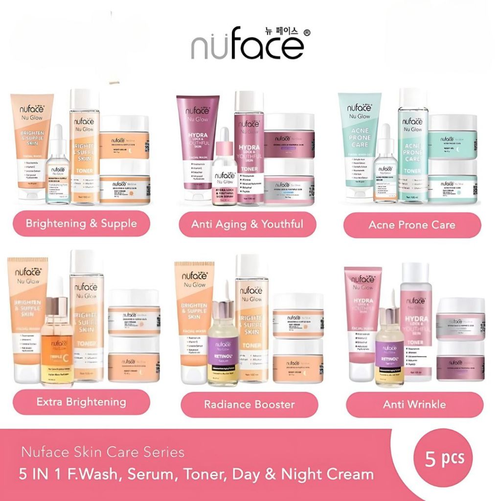 Jual Nuface Paket 5In1 Treatmen Skincare Series | Shopee Indonesia