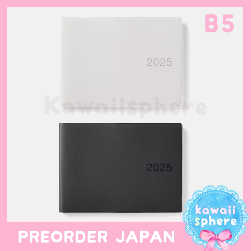 Jual MUJI 2025 Planner | B6 landscape (B5 half-size) planner, monthly/weekly | Preorder Jepang ...