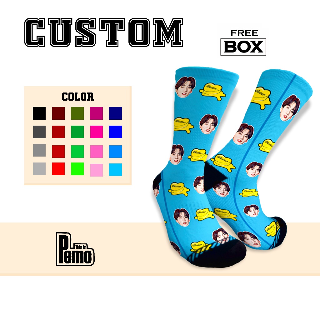 Jual THIS IS PEMO - Kaos Kaki Full Print Dewasa// (( CUSTOM )) bisa ...